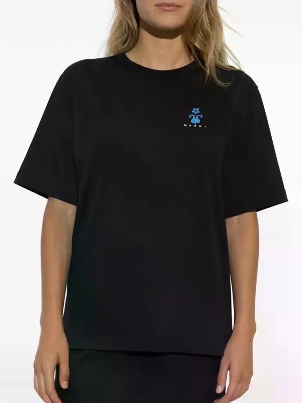 Marni Logo-print Cotton T-shirt