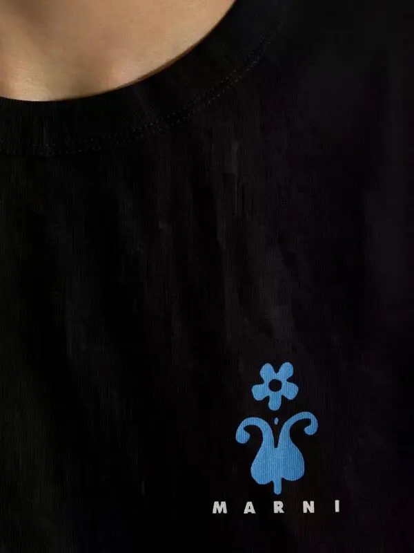 Marni Logo-print Cotton T-shirt