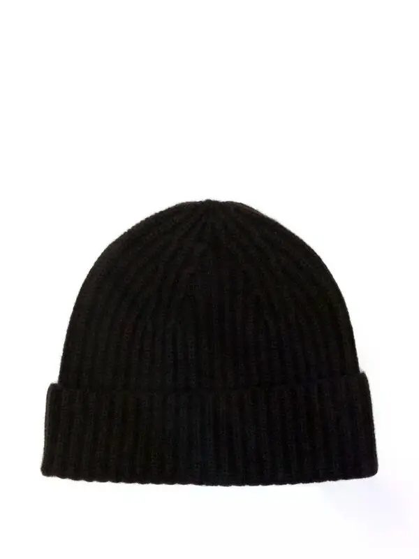 LISA YANG Martigny Ribbed-knit Beanie Hat - Brown