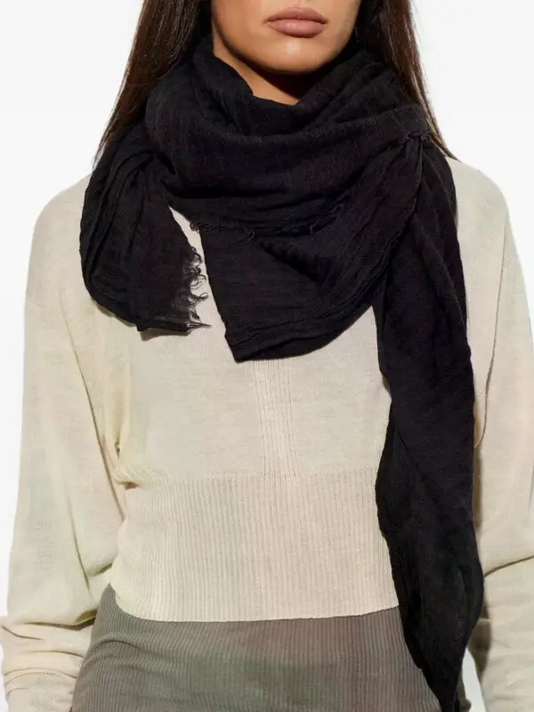 Rick Owens Raw-edge Scarf