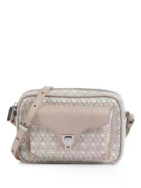COCCINELLE Monogram-pattern Crossbody Bag - Neutrals