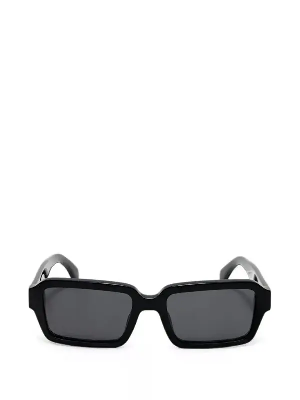 Palm Angels Homer Rectangle-frame Sunglasses - Black