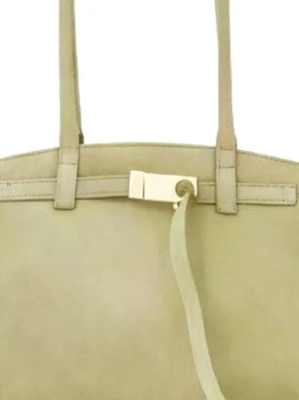 Benedetta Bruzziches Mame Suede Tote Bag - Neutrals