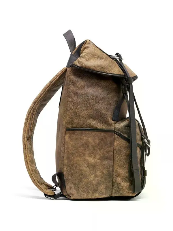 MAISON MARGIELA Crackle-leather Backpack
