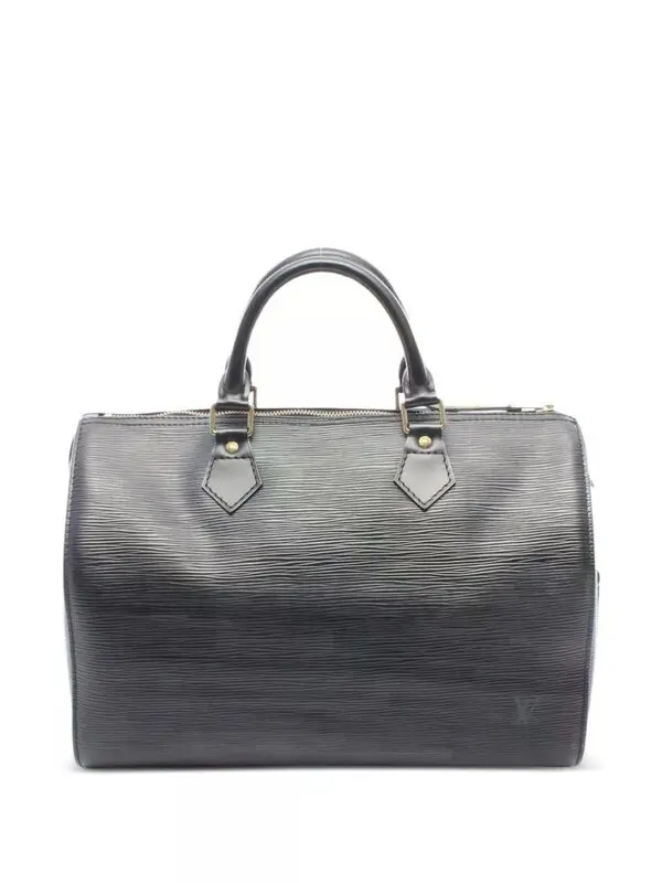 LOUIS VUITTON 1995 30 Speedy Epi-leather Holdall Bag - Black