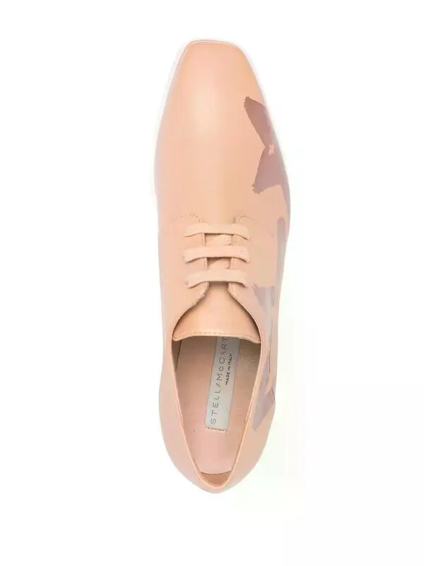 Stella McCartney Elyse Star-print Platform Shoes