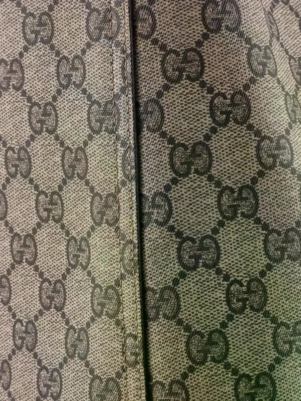 Gucci Reversible Gg Coated Canvas With Leather Medium Tote Bag