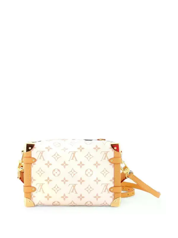 LOUIS VUITTON Side Trunk Handbag Monogram Dune Canvas Pm Shoulder Bag - Neutrals