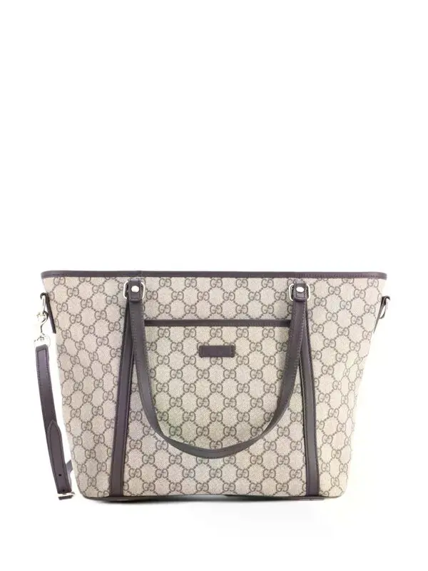 Gucci Gg Coated Canvas Medium Tote Bag