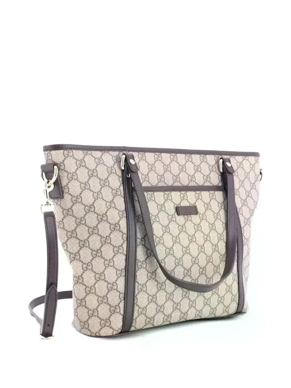 Gucci Gg Coated Canvas Medium Tote Bag