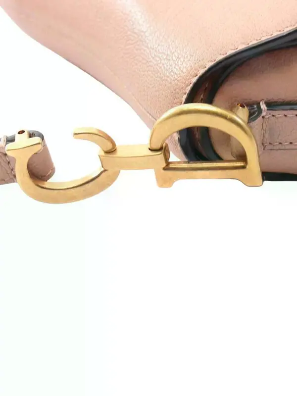 Dior 2000-2022 Micro Goatskin Saddle Bag Satchel - Brown