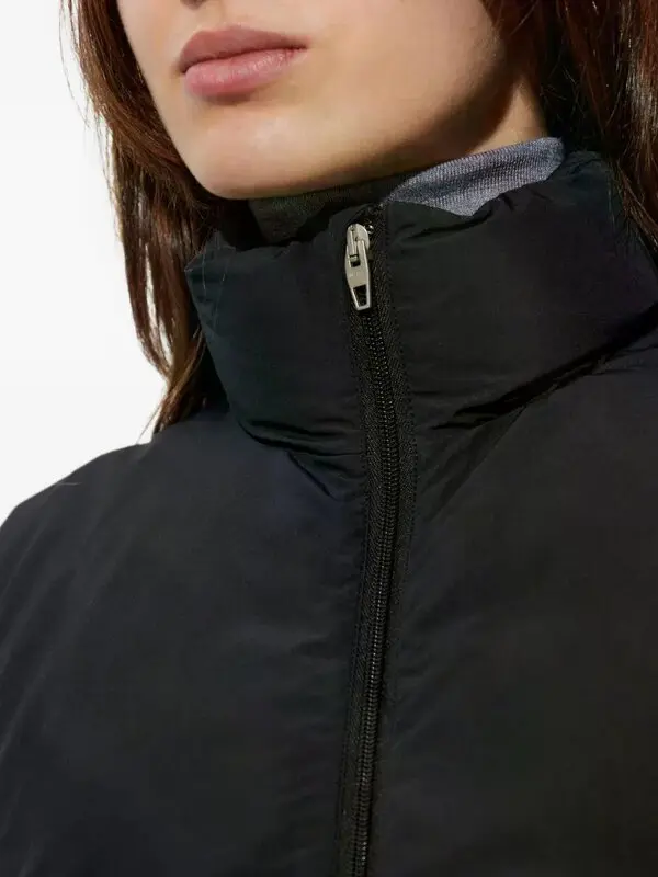 JIL SANDER Logo-print High-neck Gilet