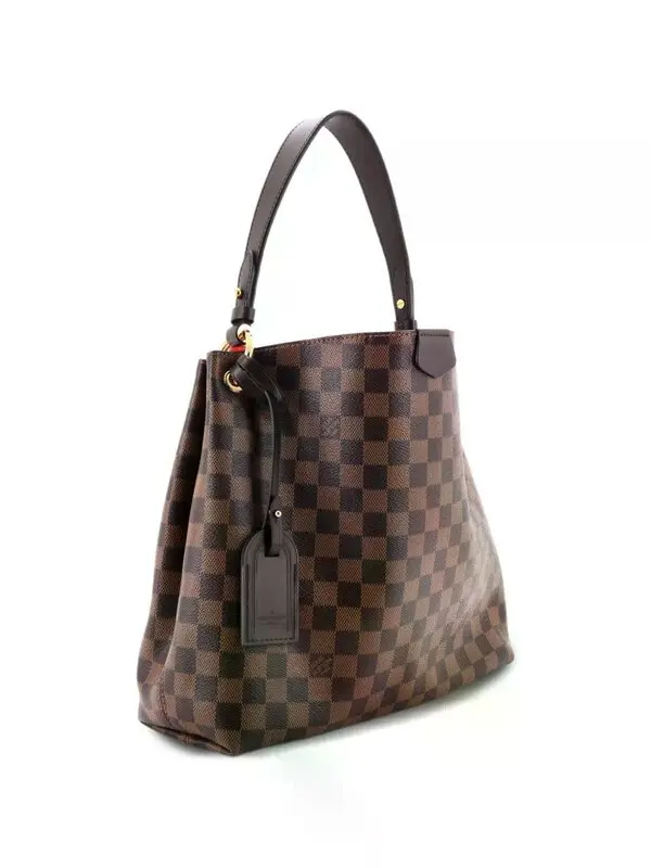 LOUIS VUITTON Damier Pm Hobo Bag - Brown