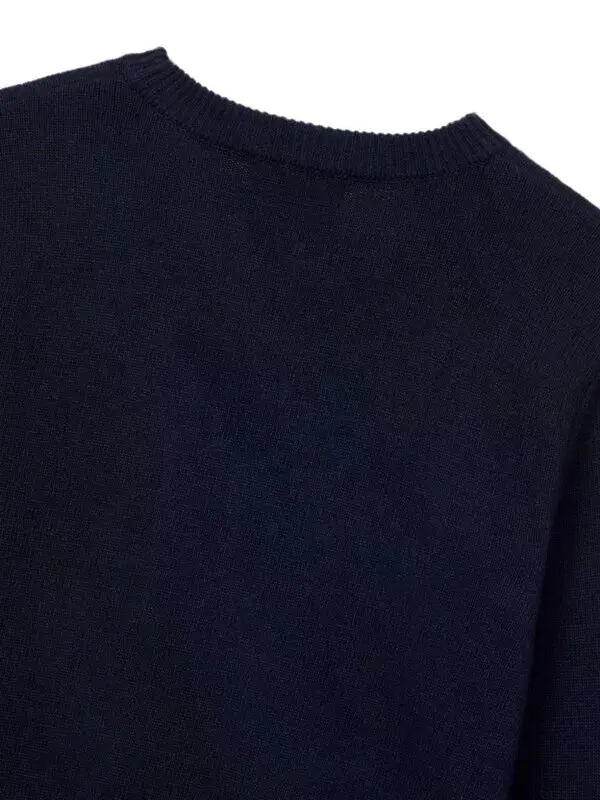 STUDIO TOMBOY Ribbed-trim Crew-neck Sweater