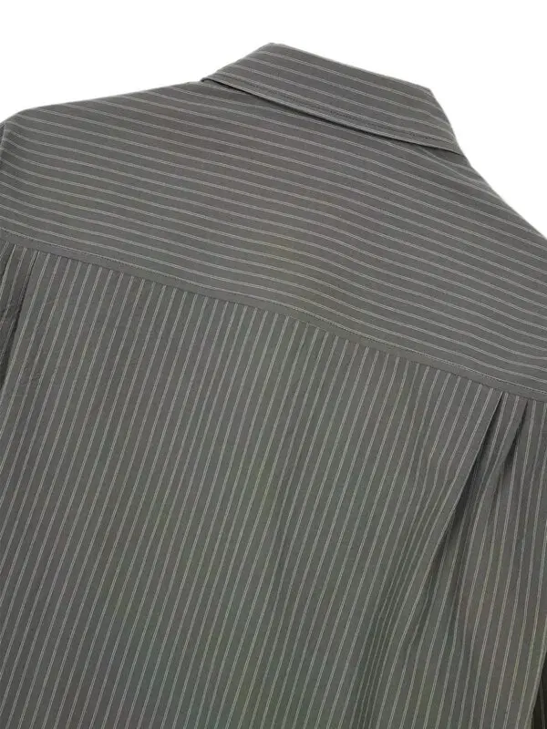 STUDIO TOMBOY Striped Chest-pockets Cotton Shirt