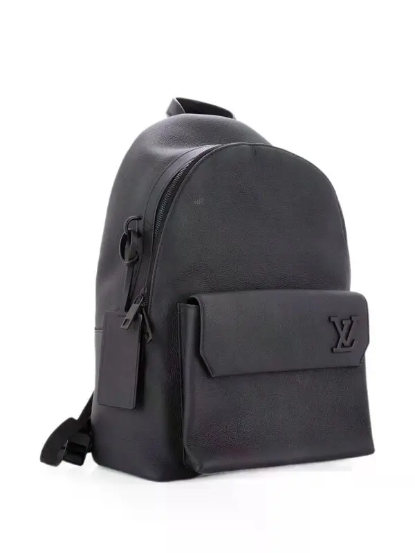 LOUIS VUITTON Aerogram Takeoff Leather Backpack