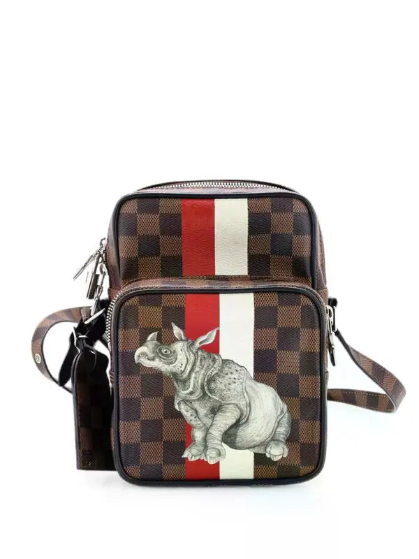 LOUIS VUITTON Amazone Bag Limited Edition Chapman Savane Damier Crossbody Bag