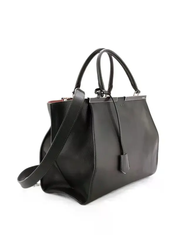 Fendi Petite 3jours Bag Leather Satchel - Green