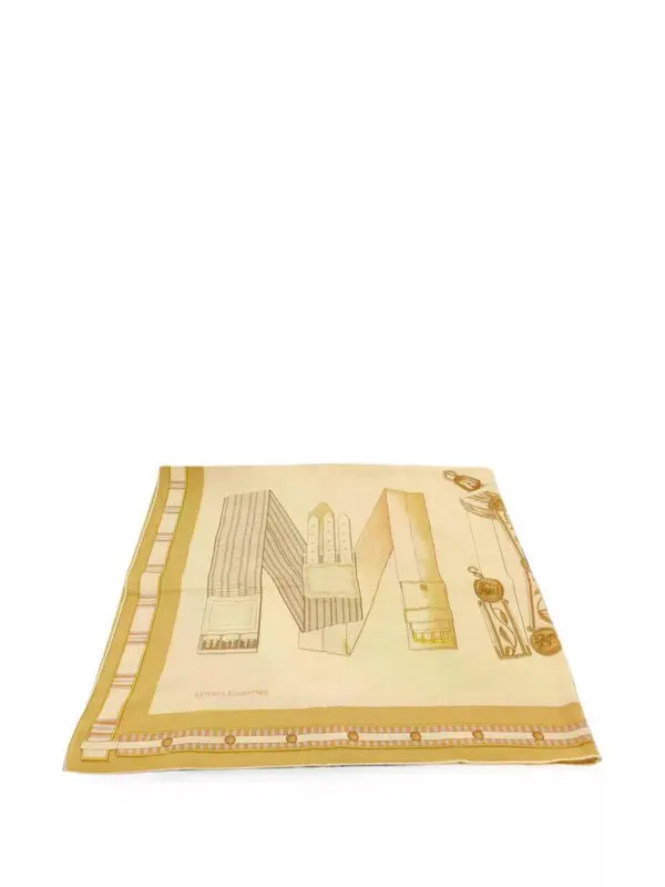 Hermès Lettres Équestres Scarf - Neutrals
