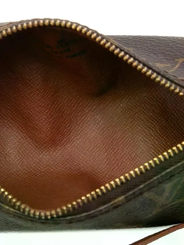 LOUIS VUITTON 1990-2010 Monogram Papillon Pochette Handbag - Brown