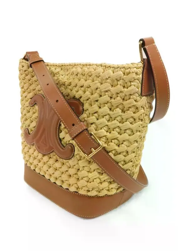 Celine Cuir Triomphe Bucket Bag