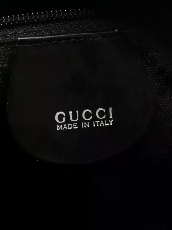 Gucci 20th Century Canvas Bamboo Satchel