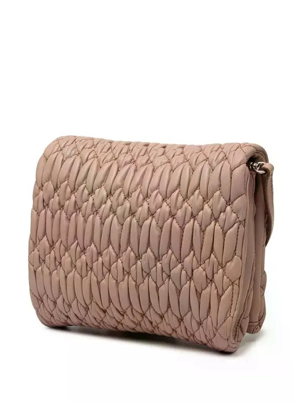 Miu Miu Matelasse Nappa Crystal Chain Satchel