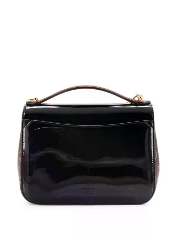 LOUIS VUITTON Cherrywood Vernis Monogram Canvas Bb Shoulder Bag - Black