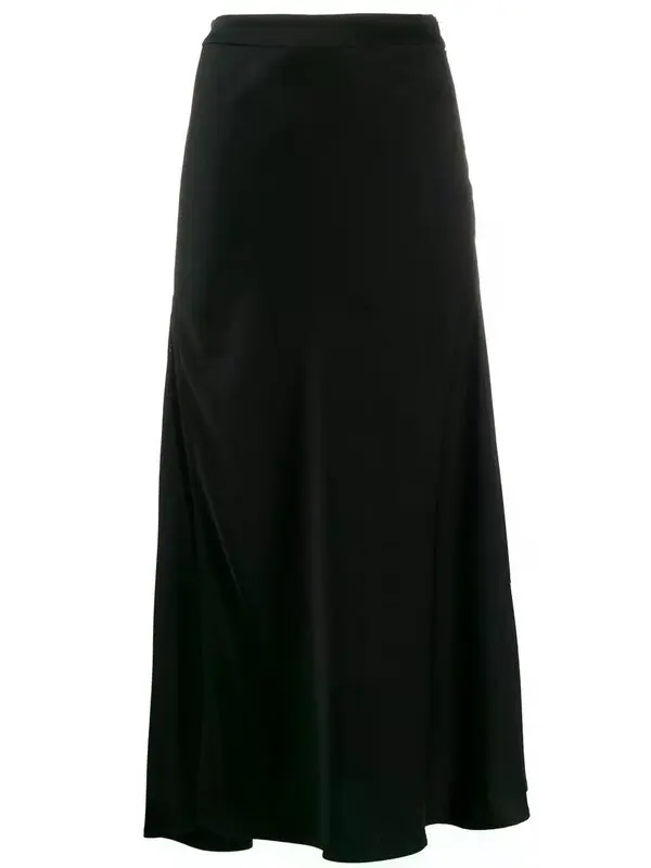 ELLERY Slit Draped Skirt - Black