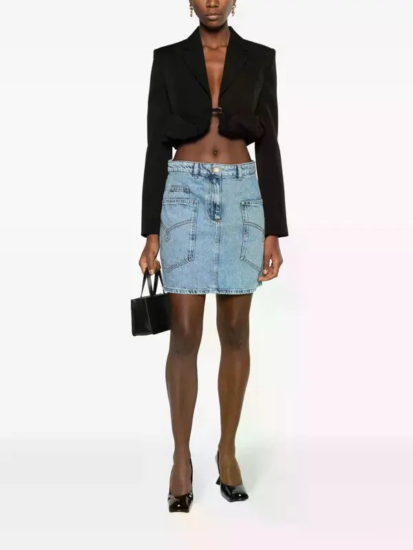 Moschino Cotton Denim Skirt