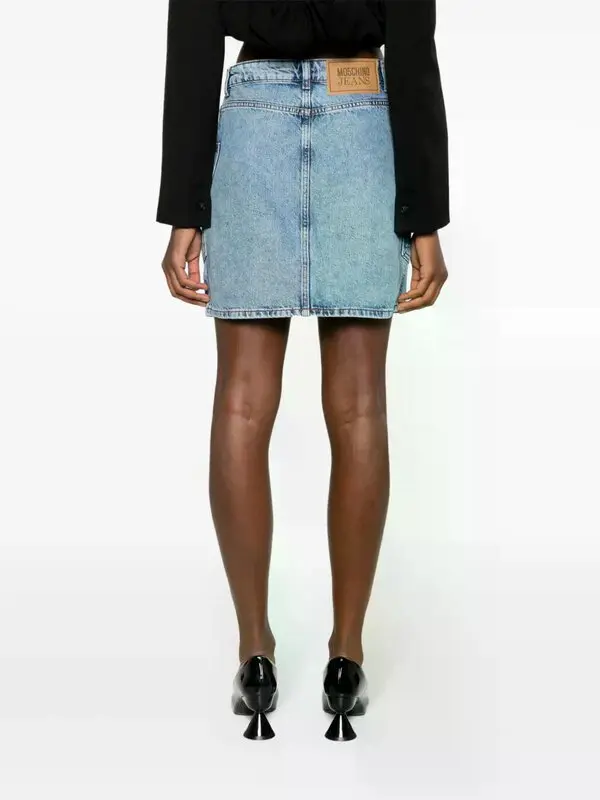 Moschino Cotton Denim Skirt