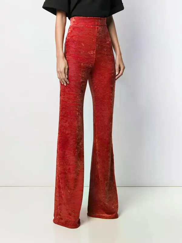 ELLERY Flared Velvet Trousers