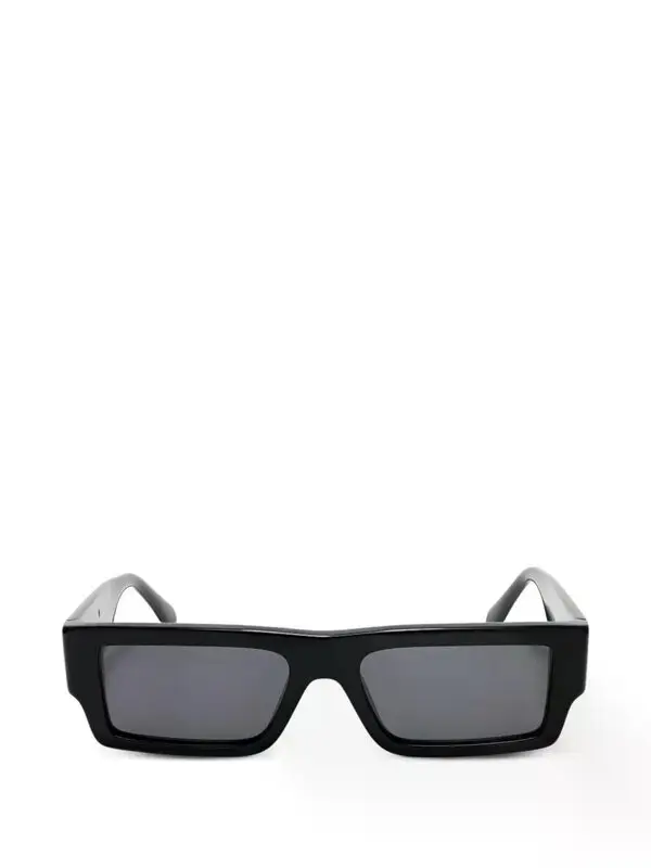 Palm Angels Belvedere Rectangle-frame Sunglasses - Black