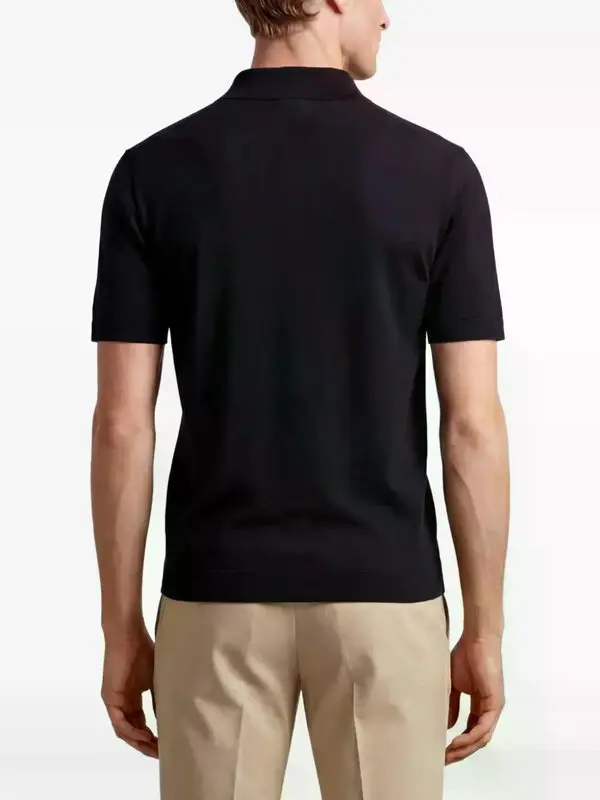DRUMOHR Frosted Short-sleeve Polo Shirt