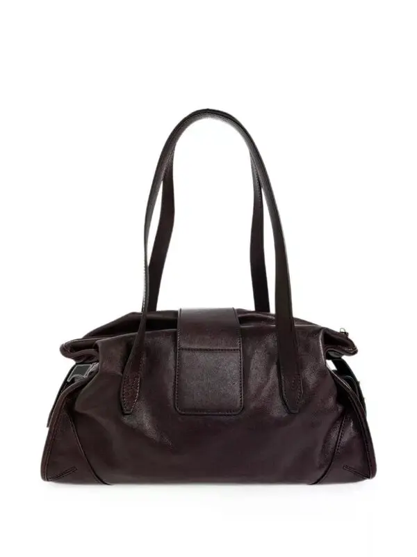 JIMMY CHOO Medium Bar Leather Duffle Bag
