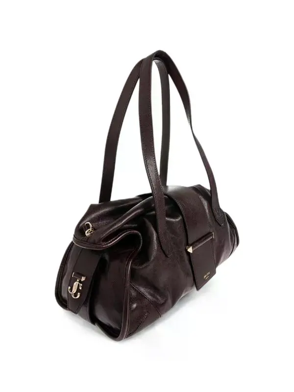 JIMMY CHOO Medium Bar Leather Duffle Bag