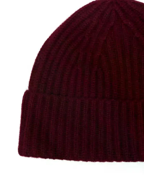 LISA YANG Martigny Ribbed-knit Beanie Hat - Red
