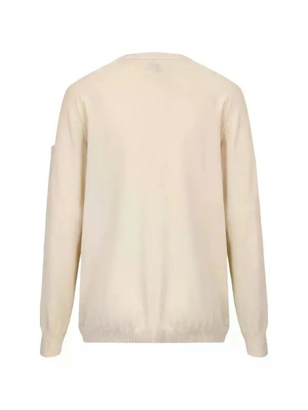 C.P. COMPANY Crepe-knit Lens-detail Sweater