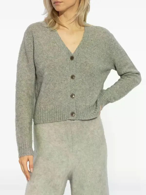 LISA YANG V-neck Cardigan - Grey