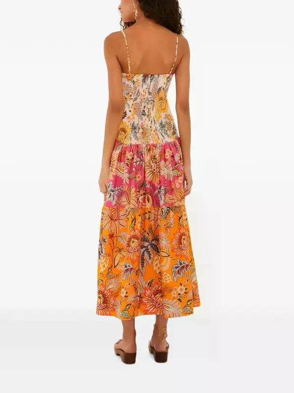 Farm Rio Ligia Floral-print Maxi Dress