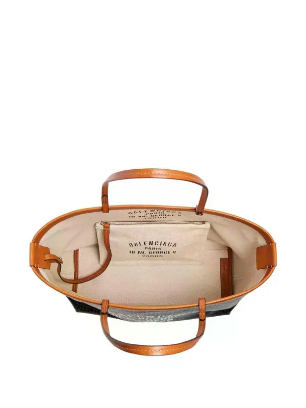 Balenciaga Medium Select Tote Bag With All-over Logo Print