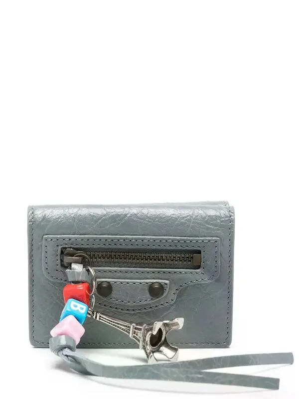 Balenciaga Le City Mini Wallet - Blue