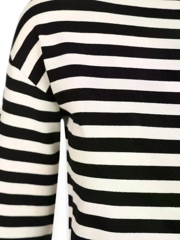Max Mara Striped Boat-neck Sweater