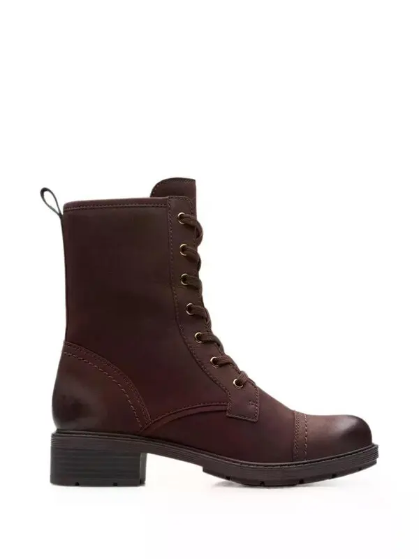 Clarks Hearth Maye Boots - Brown