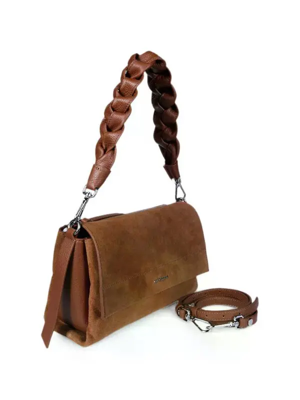 COCCINELLE Boheme Suede Shoulder Bag - Brown