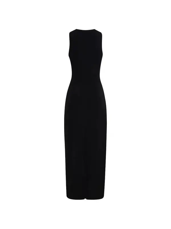 CAYET Nelly Scoop-neck Ribbed Maxi Dress