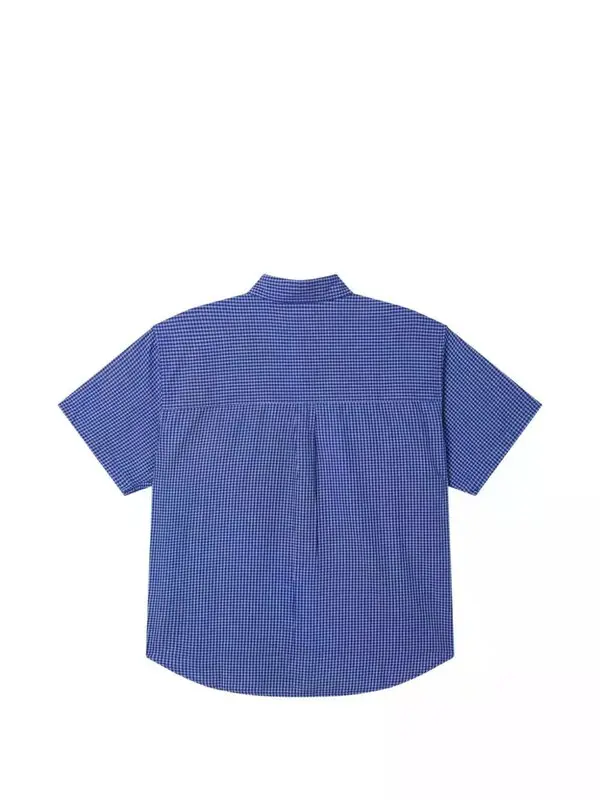 Obey Bigwig Frank Gingham Short-sleeve Shirt - Blue