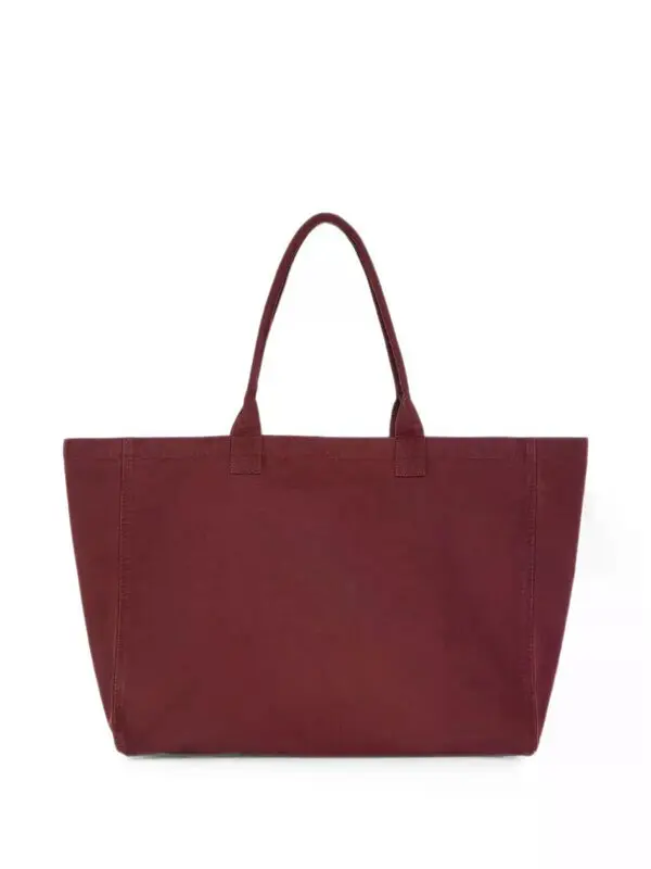 ANINE BING Leo Canvas Tote Collegiate Fig