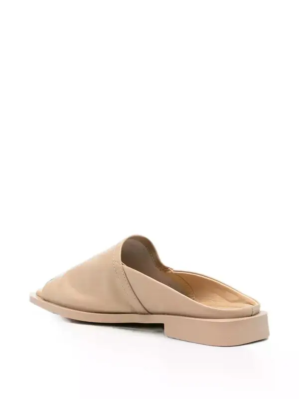 SERGIO MORETTI FIRENZE Open Toe Leather Sandals
