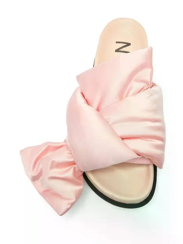 N°21 Bow Silk-satin Platform Sandals